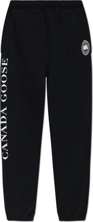 Canada Goose Homme, Pantalons, Noir, Taille: XL Logo Pantalons de surv&ecirc;tement
