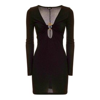 Just Cavalli Figurbetontes Minikleid - - Dresses - Damen - Schwarzk - 2XS