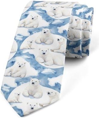 Generic Cravates Homme Bleu Gris Blanc Classique Tie &Eacute;troit Cravate DAffaires Pour Accessoires Mariage L&Eacute;cole