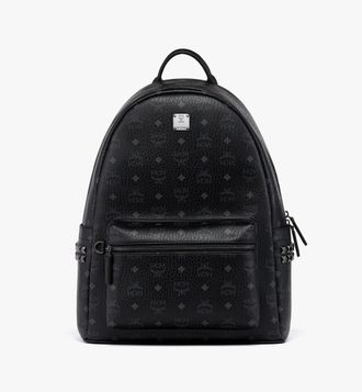 MCM Stark Rucksack in Visetos mit seitlichen Nieten