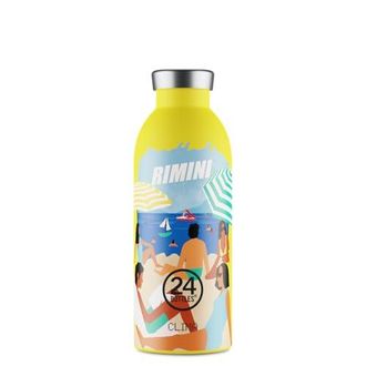 24 Bottles 24BOTTLES Clima Bouteille Thermique 500 ml Acier Inoxydable Thermos 100% Herm&eacute;tique (12h Hot 24h Cold) Design Italien, Bouteilles Thermiques &Eacute;cologiqu