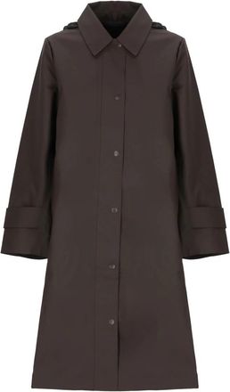Rains Nara Long W Jacke - - Jackets - Damen - Braun - M