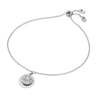 Michael Kors Silber Zirkonia Armband- Zeitlose Eleganz - - Accessories - Damen - Grau - ONE SIZE