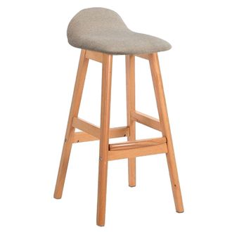 Generic Vintage-Industrie-Barhocker, Thekenstuhl aus Holz, niedrige R&uuml;ckenlehne, f&uuml;r K&uuml;cheninseln, Freizeit- und Spielzimmer, stilvolle Sitzgelegenheit