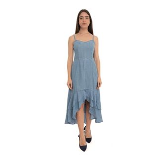Guess Damen, Kleider, Blau, XLGr&ouml;&szlig;e