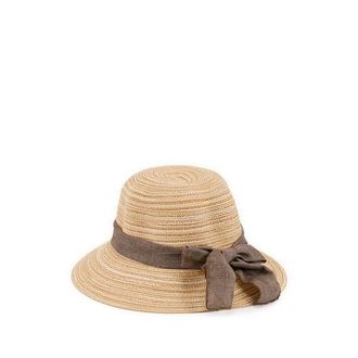 Au Printemps Paris Chapeau rond effet paille