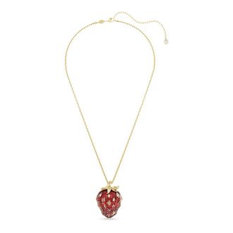 Swarovski Idyllia Erdbeer-Anh&auml;nger-Halskette - - Accessories - Damen - Rot - ONE SIZE