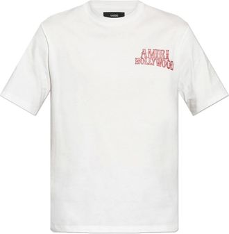 Amiri Homme, Tops, Blanc, Taille: 2XL Hollywood Tee
