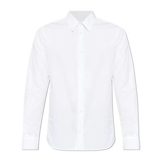 Ami Poplin Cotton Tailor Shirt - - Shirts - Herren - Wei&szlig; - M