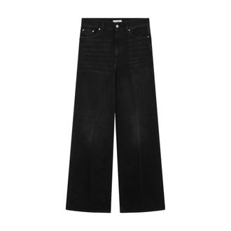 Toteme Wide Leg Denim - - Jeans - Damen - Schwarzk - W29