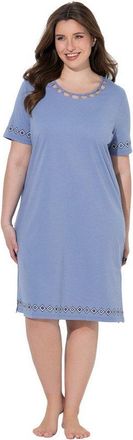 Ulla Popken Bigshirt Bigshirts 2er-Pack Muster Rundhals Halbarm