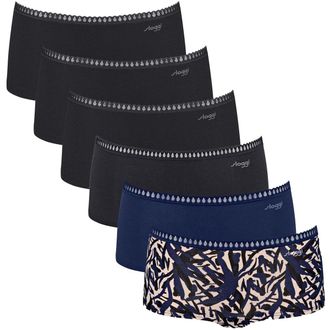 sloggi Femme Culotte Paquet de 6 GO Crush Short C6P