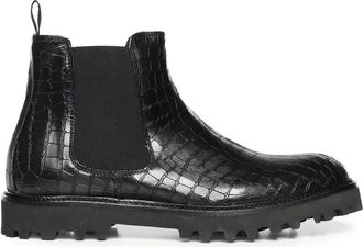 Giuliano Galiano Homme, Chaussures, Noir, Taille: 43 EU Chelsea Bottes