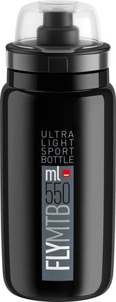 Elite Elite Fly Mtb Trinkflasche Schwarz/Grau 550ml