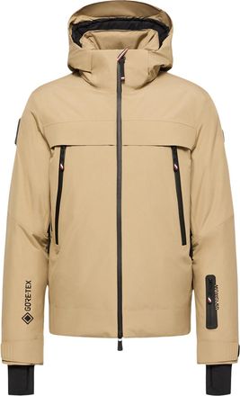 Moncler Moncler Balmhorn Hooded Gore-tex Insulated Ski Jacket, Men, Beige, Size: 0