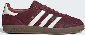 adidas Originals Gazelle chaussures indoor en bordeaux / blanc cass&eacute; / bordeaux fonc&eacute;-Marron