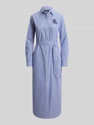 Lauren Ralph Lauren Tailliertes Blusenkleid aus reiner Baumwolle