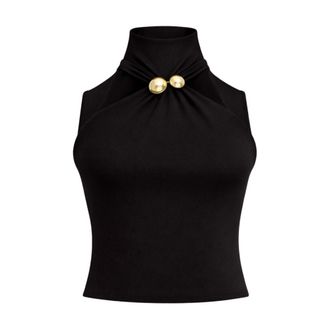 Cult Gaia Femme, Tops, Noir, Taille: 38 FR Katherine Knit Top