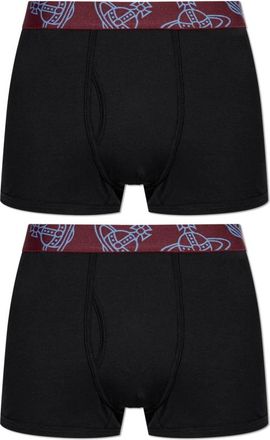 Vivienne Westwood Homme, Sous-v&ecirc;tements, Noir, Taille: S Lot de deux boxers