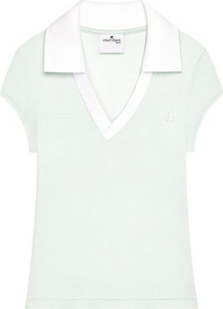 Courr&egrave;ges Poloshirt - Blau