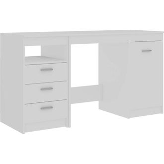 vidaXL Schreibtisch Wei&szlig; 140x50x76 cm Holzwerkstoff Vidaxl