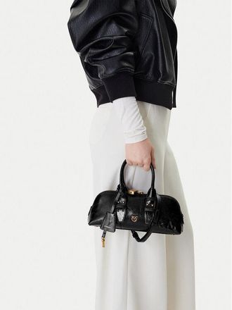 Pinko Handtasche Bowling Bag Baguette AI 25-26 105334 A2VW Schwarz
