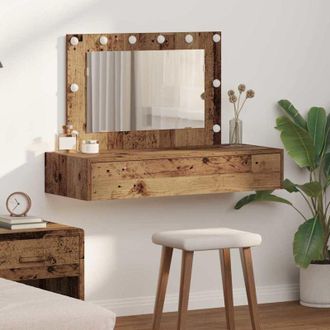 vidaXL Table de Toilette Marron 100 x 40 x 70 cm Bois ding&eacute;nierie Vidaxl