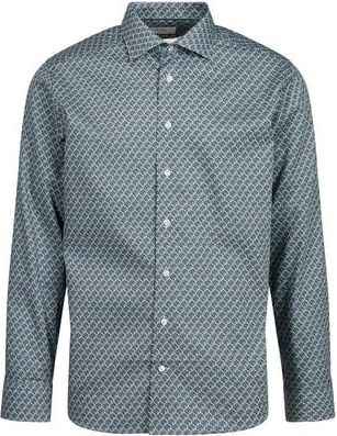 Eton Chemise slim &agrave; motif en coton