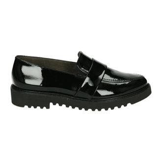 Paul Green Schwarze Slip-Ons mit Gummisohle - - Shoes - Damen - Schwarzk - 38 1/2 EU