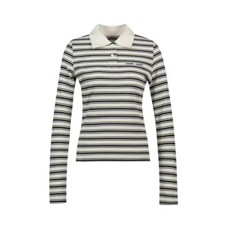 Sams&oslash;e & Sams&oslash;e Sadonell LS Polo 15512 - - Tops - Damen - Mehrfarbig - S