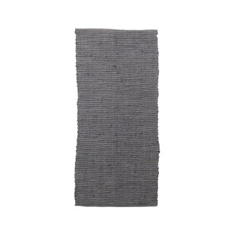 House Doctor Rug, Chindi, Grey, Handmade, Finish May Vary, Baumwolle, l: 160 cm, w: 70 cm