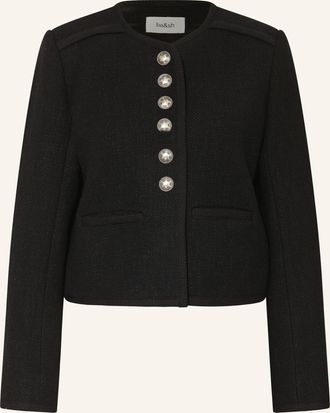 BA&SH Ba&Sh Kastenjacke Polie Aus Tweed schwarz