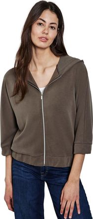 Street One Damen Silk-Look Hoodie Jacke