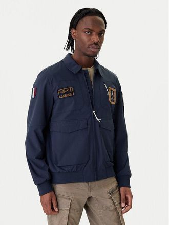 Aeronautica Aeronautica Militare Bomberjacke 261AB3049UCT04290 Dunkelblau Regular Fit