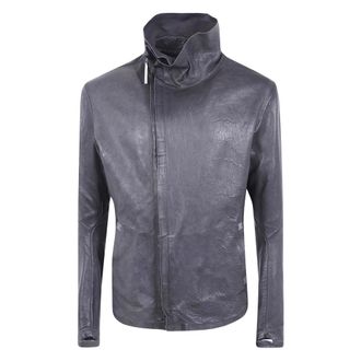 Isaac Sellam Experience Imparable Veste en Cuir - Homme - Vestes - Gris - Taille: M