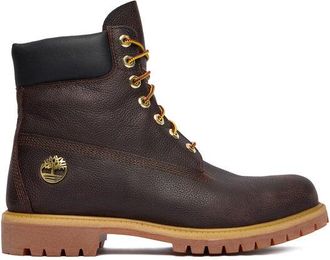 Timberland Schnürstiefeletten Premium 6-Inch Waterproof TB0A2P6WEXU1 Braun