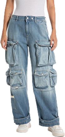 Replay Damen Jeans Milva aus Baumwolle, Light Blue 010 (Blau), 30