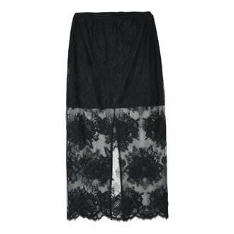 Aniye By Femme, Jupes, Noir, Taille: 36 FR Longuette Dentelle