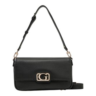 Guess Circe Flap Schultertasche - - Bags - Damen - Schwarzk - ONE SIZE