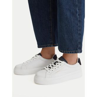 Tommy Hilfiger Sneakers Tommy Hilfiger Th Feminine Platform Monogram FW0FW09594 Wei&szlig;