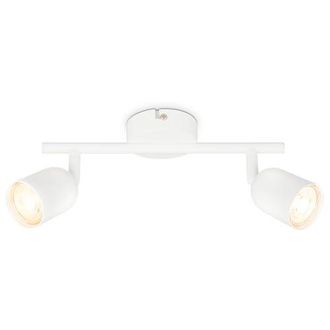 Briloner Plafonnier Pivotant, Lampe de Salon, de Chambre et de Cuisine en Blanc