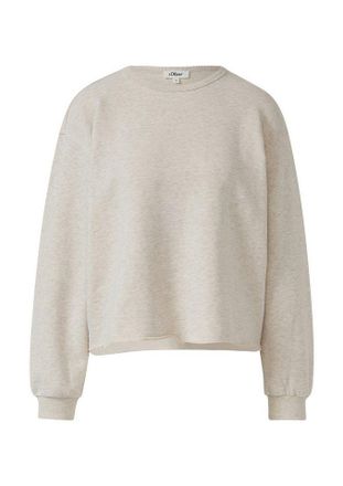 s.Oliver Sweatshirt Sweatshirt Sweatshirt im Relaxed Fit mit Rollsaum