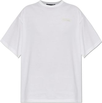 Fabiana Filippi Femme, Tops, Blanc, Taille: 32 FR T-shirt en coton