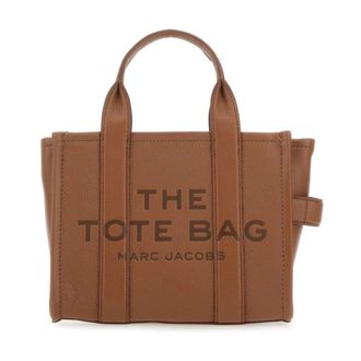 Marc Jacobs Femme, Sacs, Brun, Taille: ONE Size The Leather Small Tote Bag
