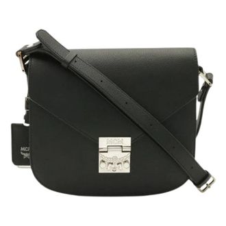 MCM Pre-owned Patricia Leder Umh&auml;ngetasche - - Pre-owned - Damen - Schwarzk - ONE SIZE