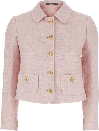Tagliatore Femme, Vestes, Rose, Taille: 38 FR Tweed Jacket