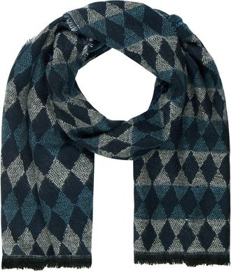 Lindenmann Schal Herren Textil-Schal Herren blau/grau