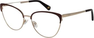 Guess Braune Metall Vollrand Cat Eye Gestell - - Accessories - unisex - Gelb - ONE SIZE