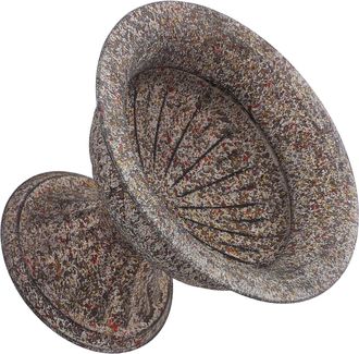 Pretyzoom Zerodeko Eiserner Vintage-blumenvase Tischdekorationsurne f&uuml;r Trockenblumenarrangements Franz&ouml;sischer Pflanzen-Halter f&uuml;r Landhausstil Zimmerdekoratio