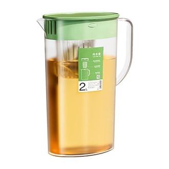 Generic Pichet &agrave; infuseur, pichet avec infuseur | Pichet &agrave; eau de 2 litres avec couvercle et infuseur &agrave; fruits,Bouilloire &agrave; th&eacute; froid, pot &agrave; boisson, distribu
